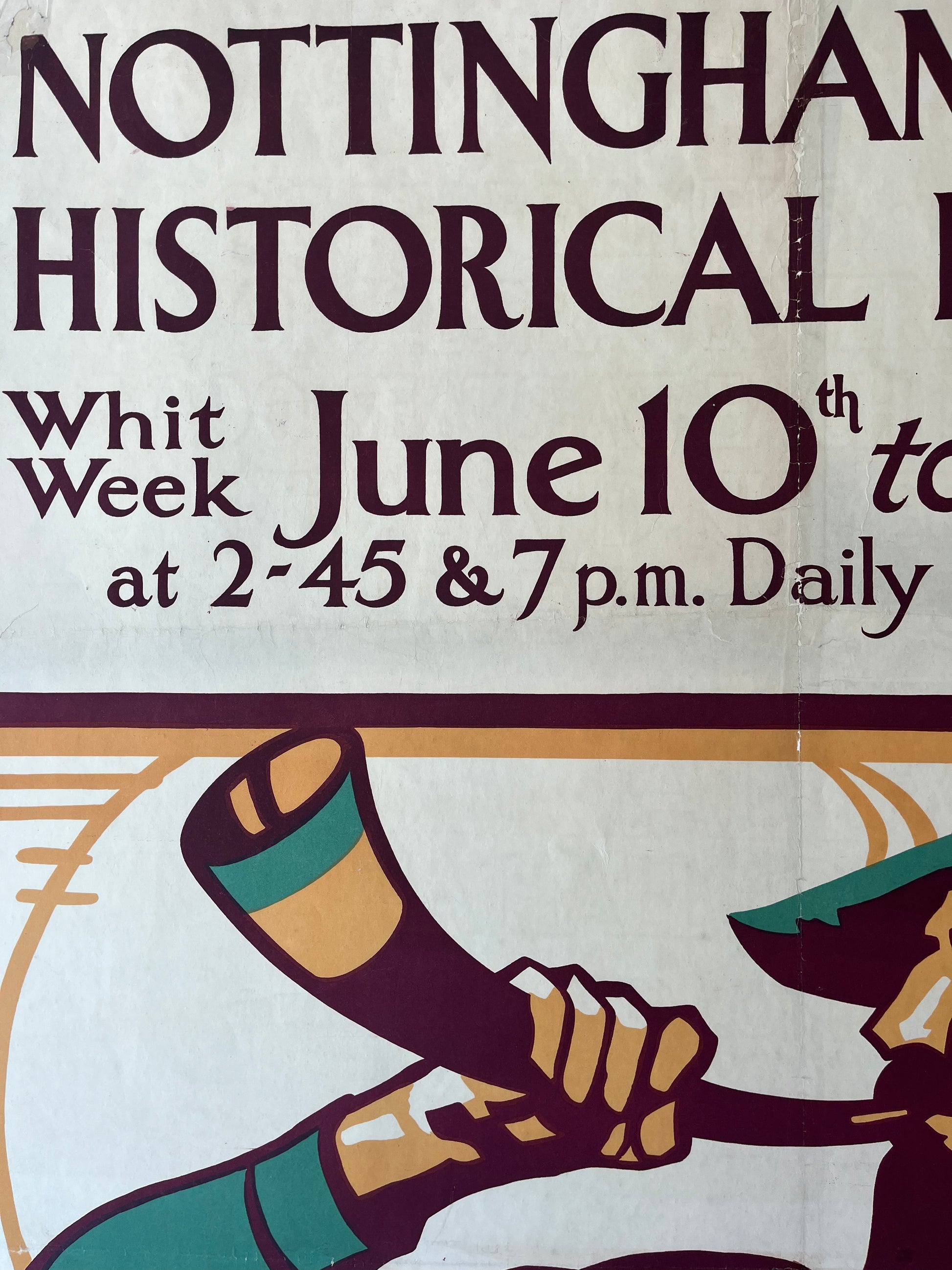 Nothingham & Notts Historical Pageant by STAN – Vintage Posters