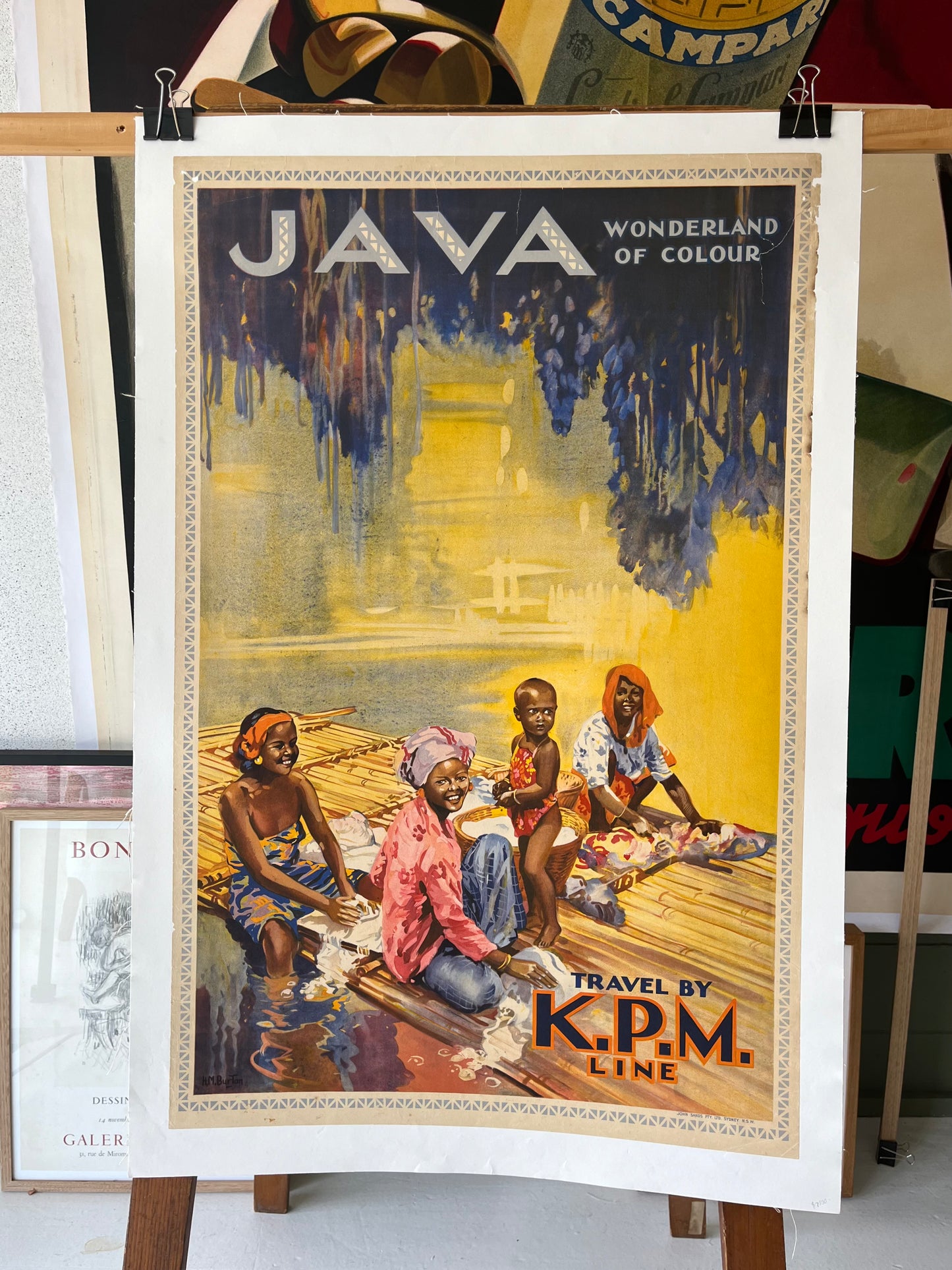 Java Wonderland of Colour by Sands – Vintage Posters