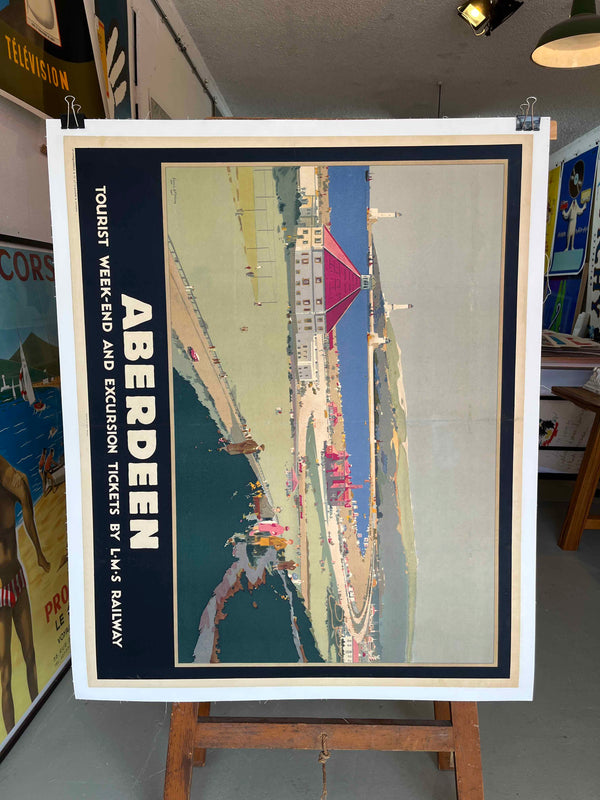 Aberdeen Scotland by Fred Mason - Vintage Posters