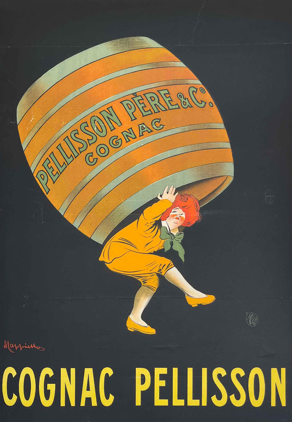 Cognac Pellisson by Capiello (medium) - Vintage Posters