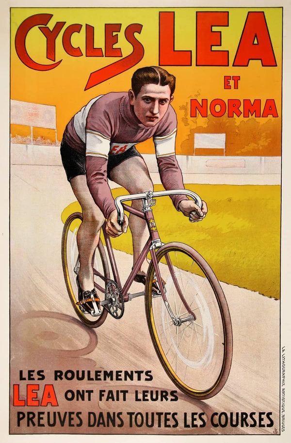 Cycles Lea by Anonymous | Framed - Vintage Posters