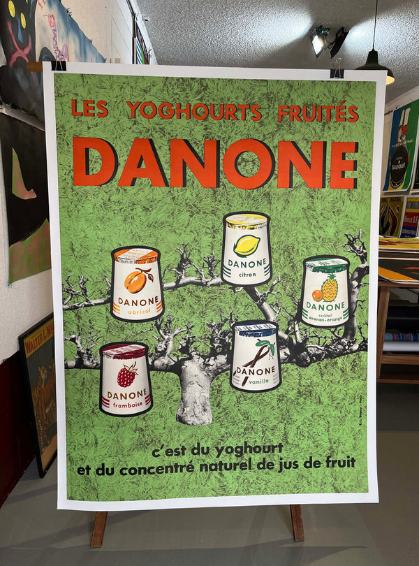 DANONE Yoghurt - Vintage Posters