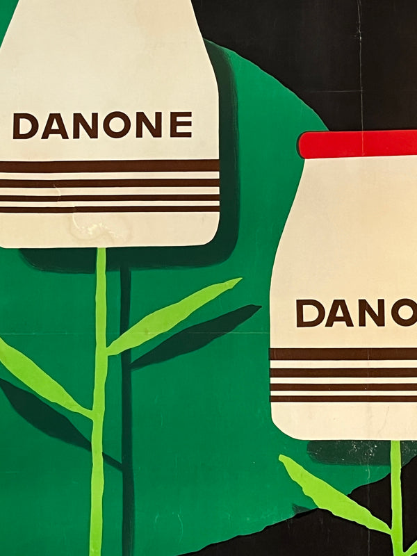 DANONE Yogurt by Alain Gauthier - Vintage Posters
