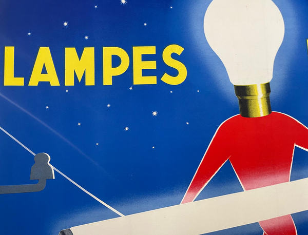 Lampes Philips by Paul Igert - Vintage Posters