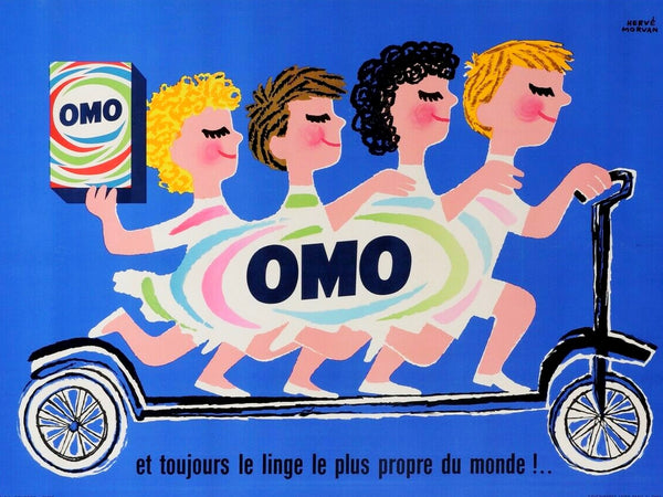 OMO by Hervé Morvan - Vintage Posters