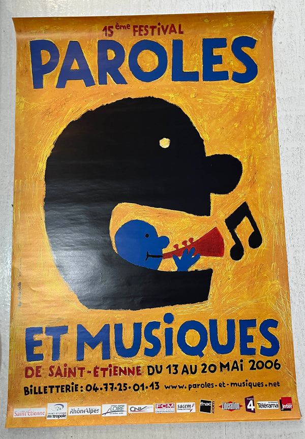 Paroles et Musiques Festival - Vintage Posters