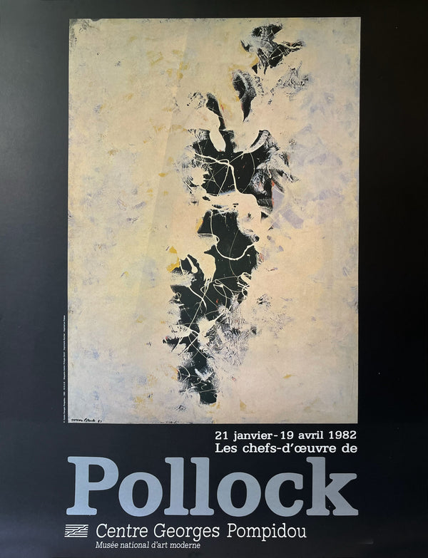 Jackson Pollock – Centre Georges Pompidou - Vintage Posters