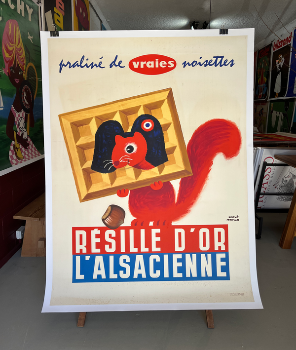 Résille d'Or by Hervé Morvan - Vintage Posters