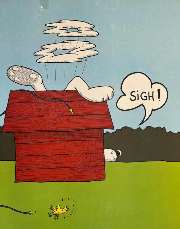 Snoopy and Woodstock Stoned - Vintage Posters