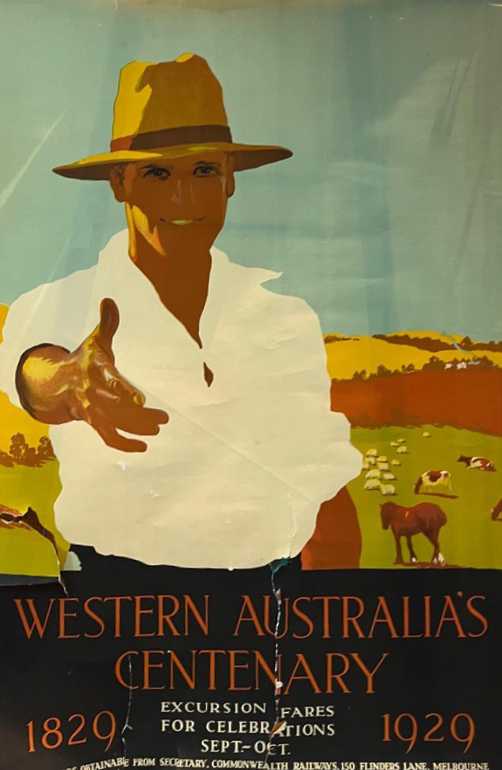 Western Australia Centenary by Percy Trompf - Vintage Posters