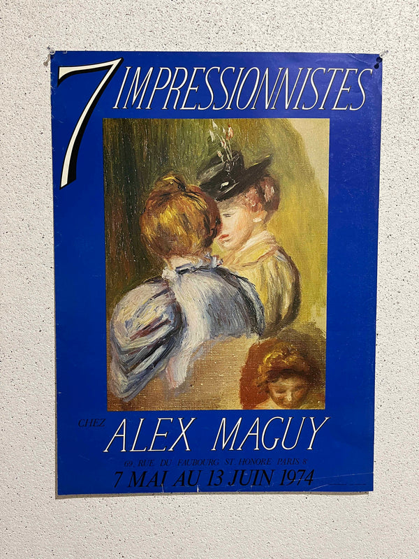 AG: 7 Impressionnistes – Alex Maguy - Vintage Posters