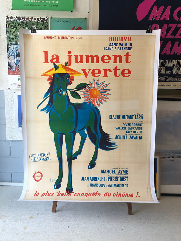 La Jument Verte by Hurel - Vintage Posters