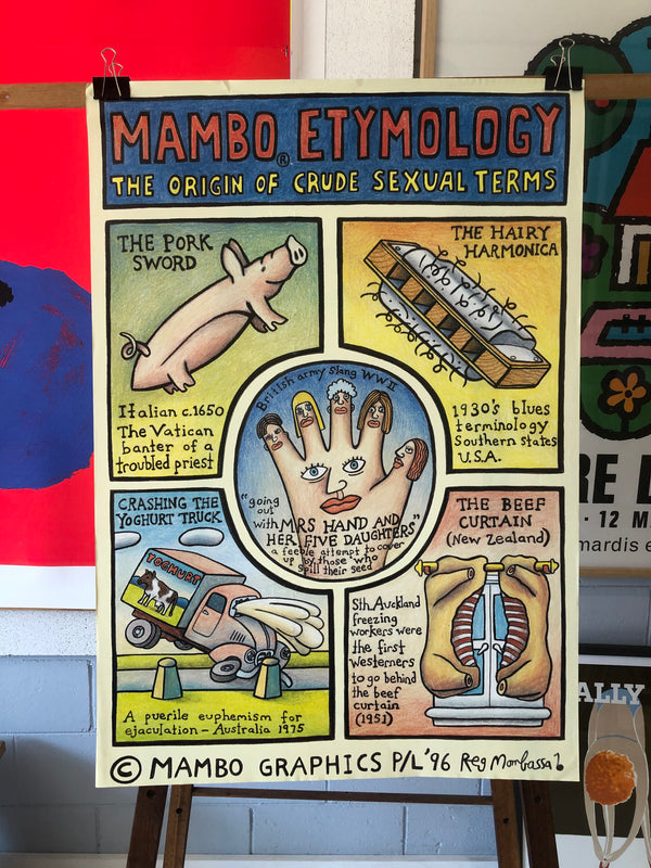 Mambo Etymology Original Poster - Vintage Posters